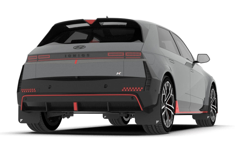 Rally Armor 2025 Hyundai Ioniq 5 N Black UR Mud Flap Silver Battery Lo ...