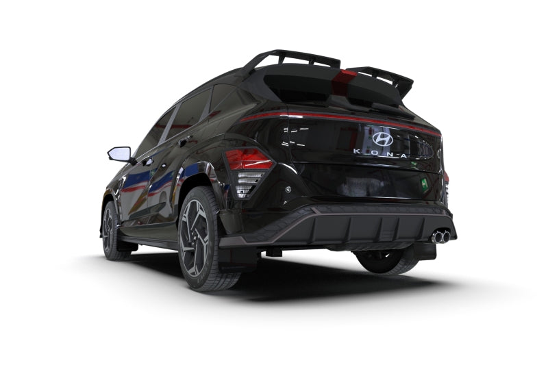 Rally Armor 2024 Hyundai Kona N Line Black UR Mud Flap - Metallic Blac ...